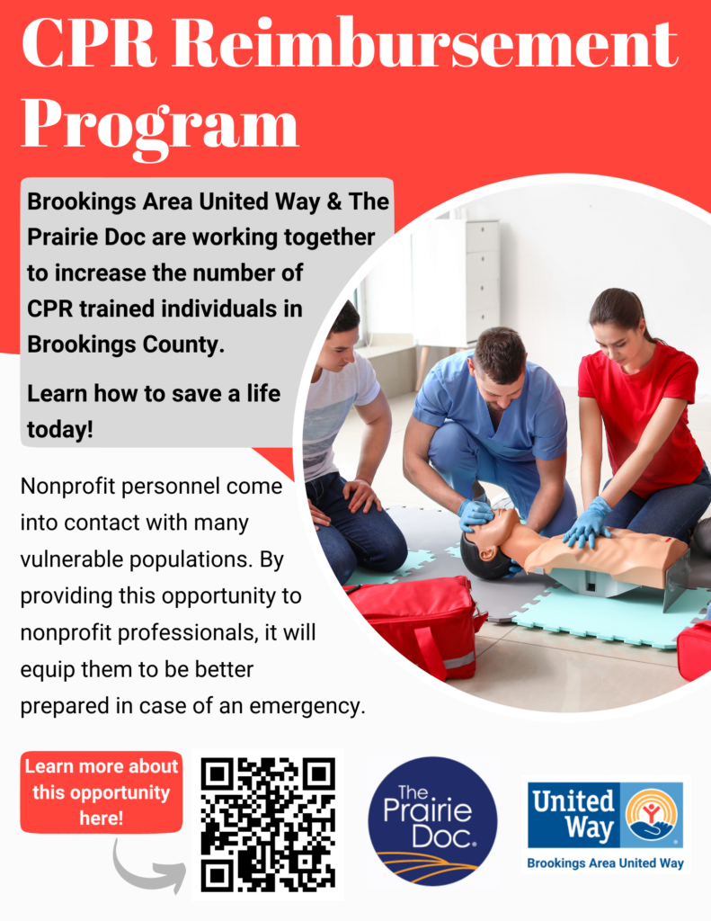 CPR Reimbursement Program - Brookings United Way